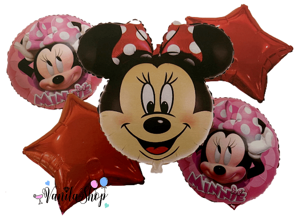 Балони Мини Маус (Minnie Mouse) - 5 броя9 » Онлайн Парти Магазин Vanilashop